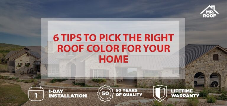 6 Tips to Pick the Right Roof Color for Your Home